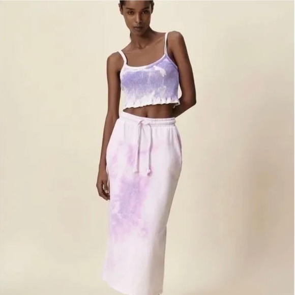 Zara | Skirts | Zara Tye Dye Skirt Skirt Only | Poshmark